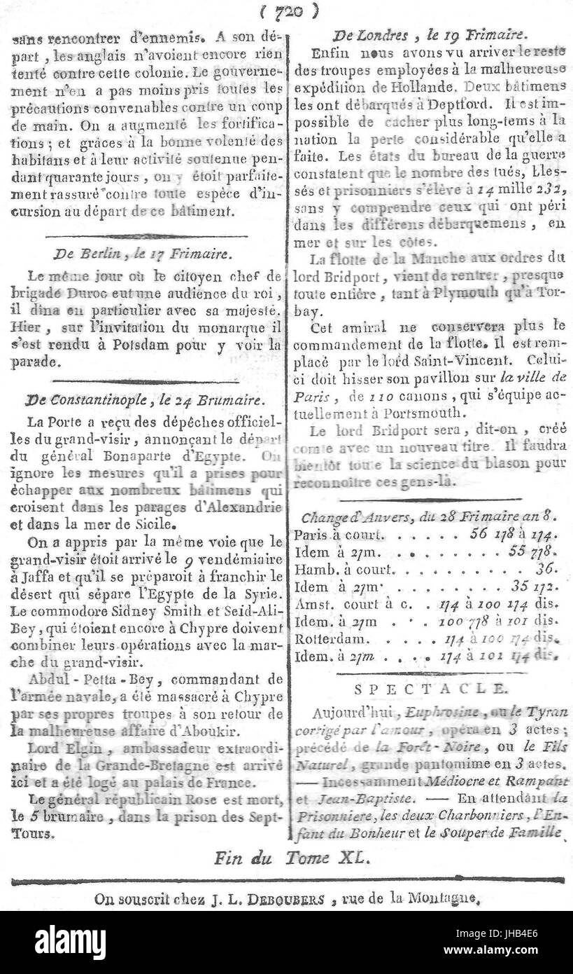 18th century journal Black and White Stock Photos & Images - Alamy