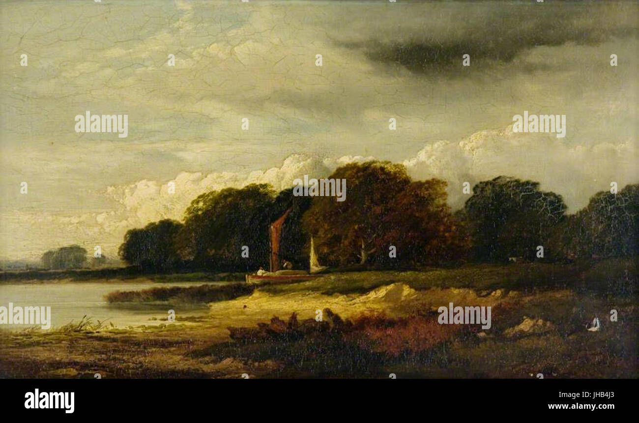 Arthur Gilbert - Landscape (1850 Stock Photo - Alamy