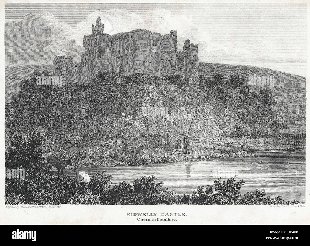 Castles of wales kidwelly castle hi-res stock photography and images ...