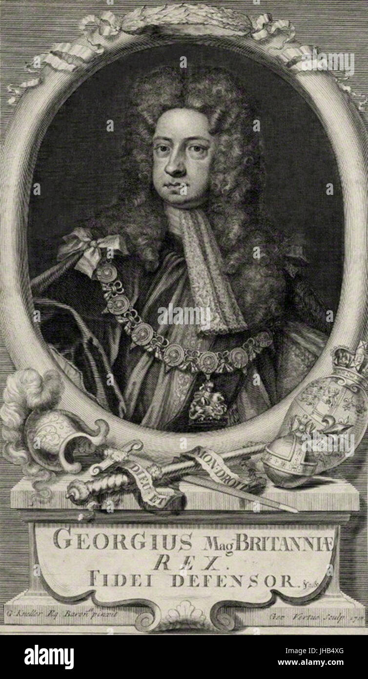 King george i painting hi-res stock photography and images - Alamy