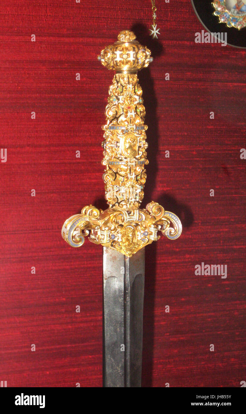 Grand Master of Malta's dagger (Louvre) 03 by shakko Stock Photo - Alamy