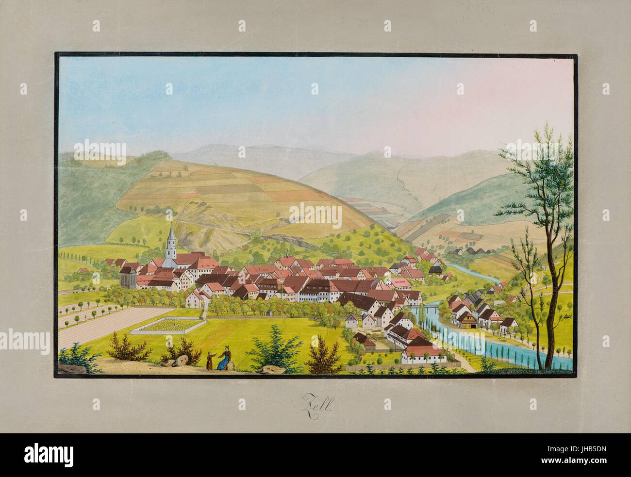 Johann Martin Morath Zell im Wiesental Stock Photo - Alamy