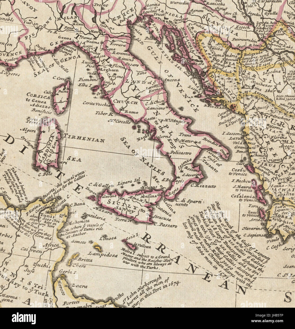 Map of africa 1752 hi-res stock photography and images - Alamy