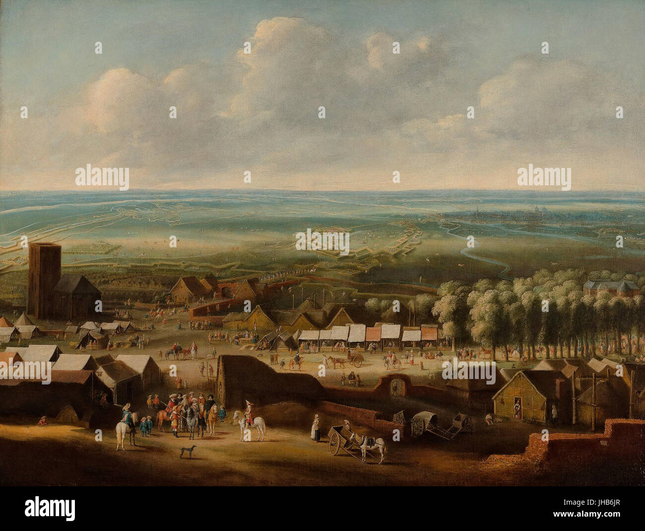 Het beleg van 's-hertogenbosch 1629 Micker Stock Photo - Alamy