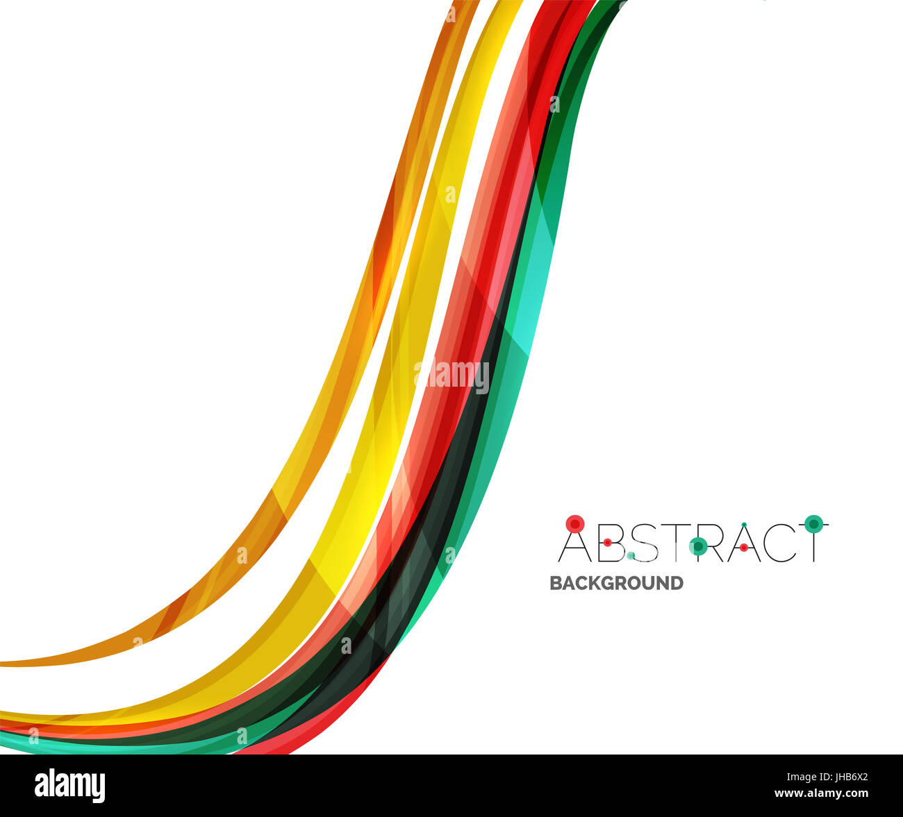 Abstract line background - color curve stripes in motion concept and ...