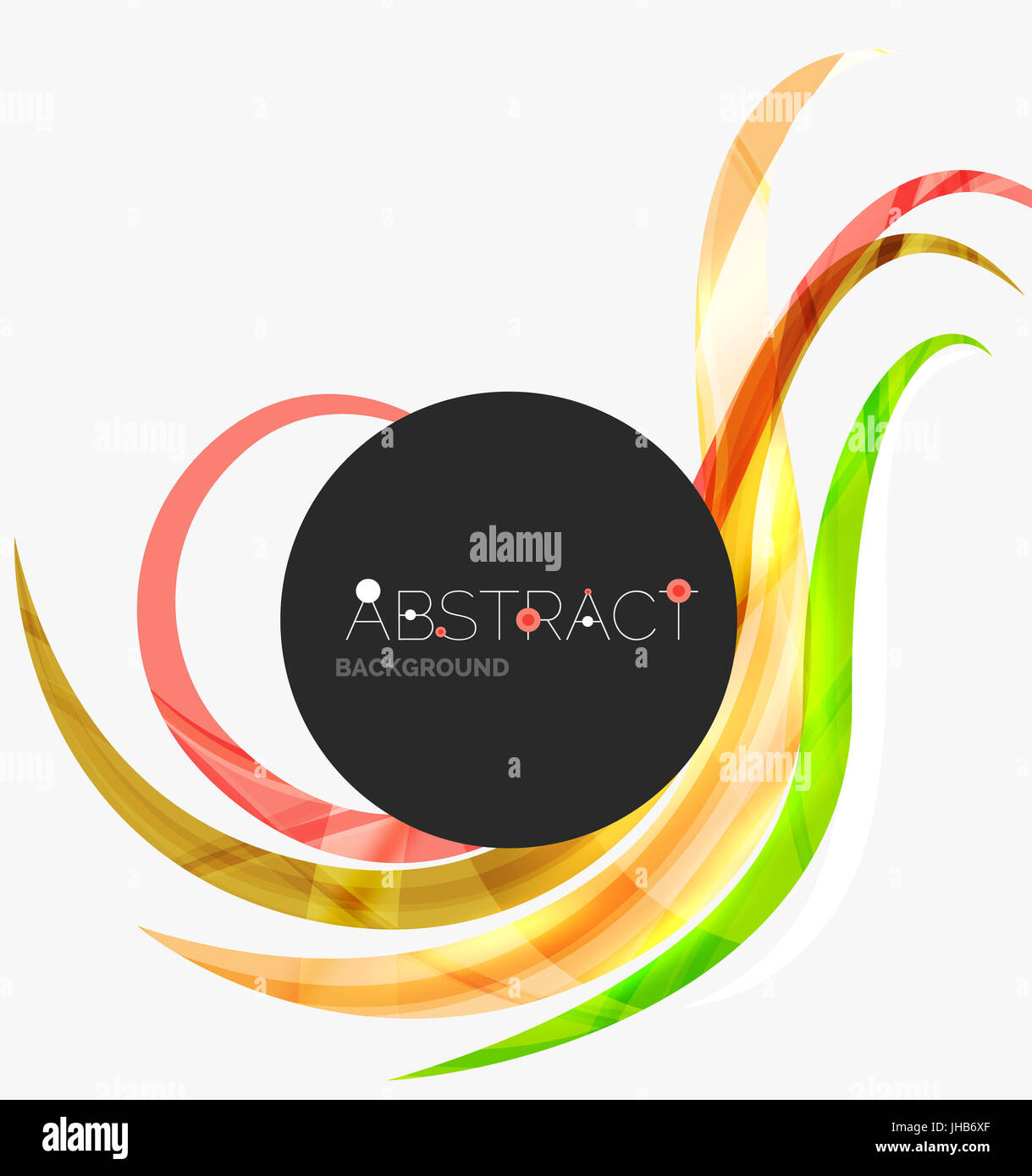 Abstract line background - color curve stripes in motion concept and ...