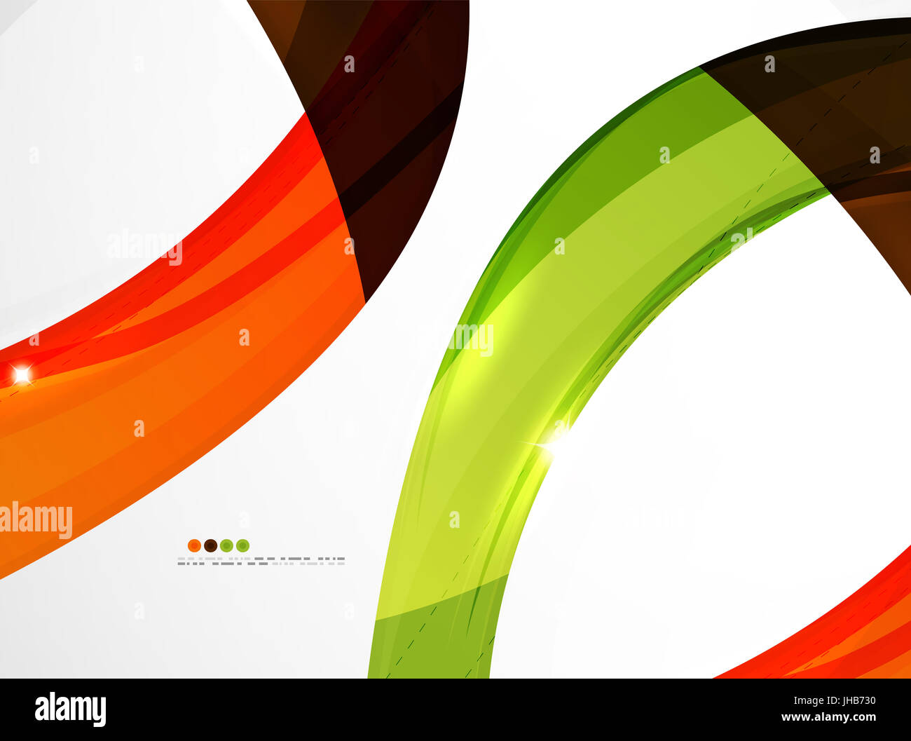 Smooth wave line abstract background - color curve stripes and lines in ...