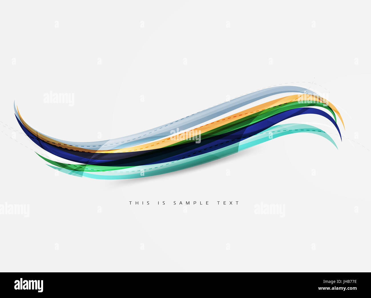 Abstract line background - color curve stripes in motion concept and ...