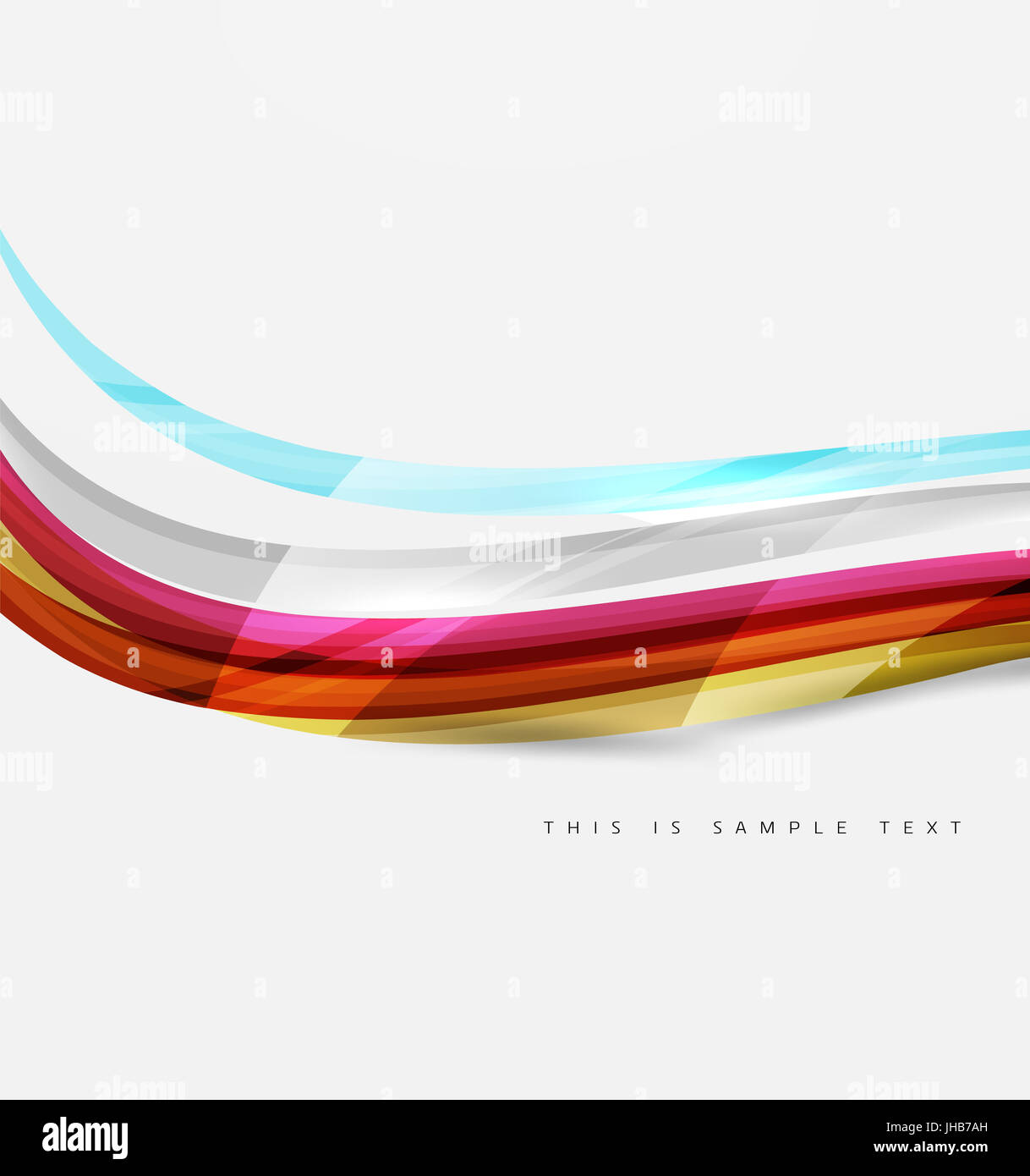 Rainbow color lines on white. Identity wave element. unievrsal ...