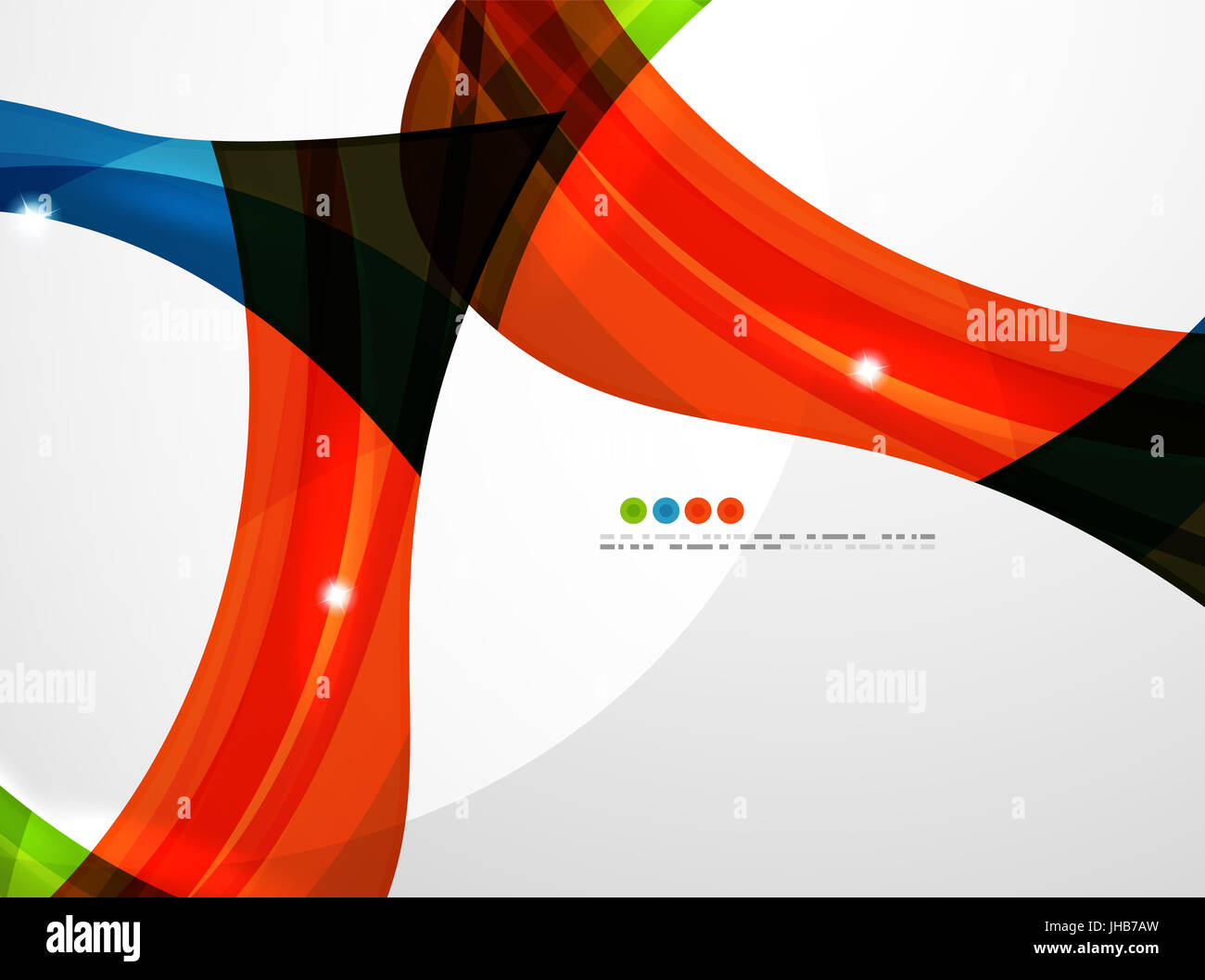 Smooth wave line abstract background - color curve stripes and lines in ...