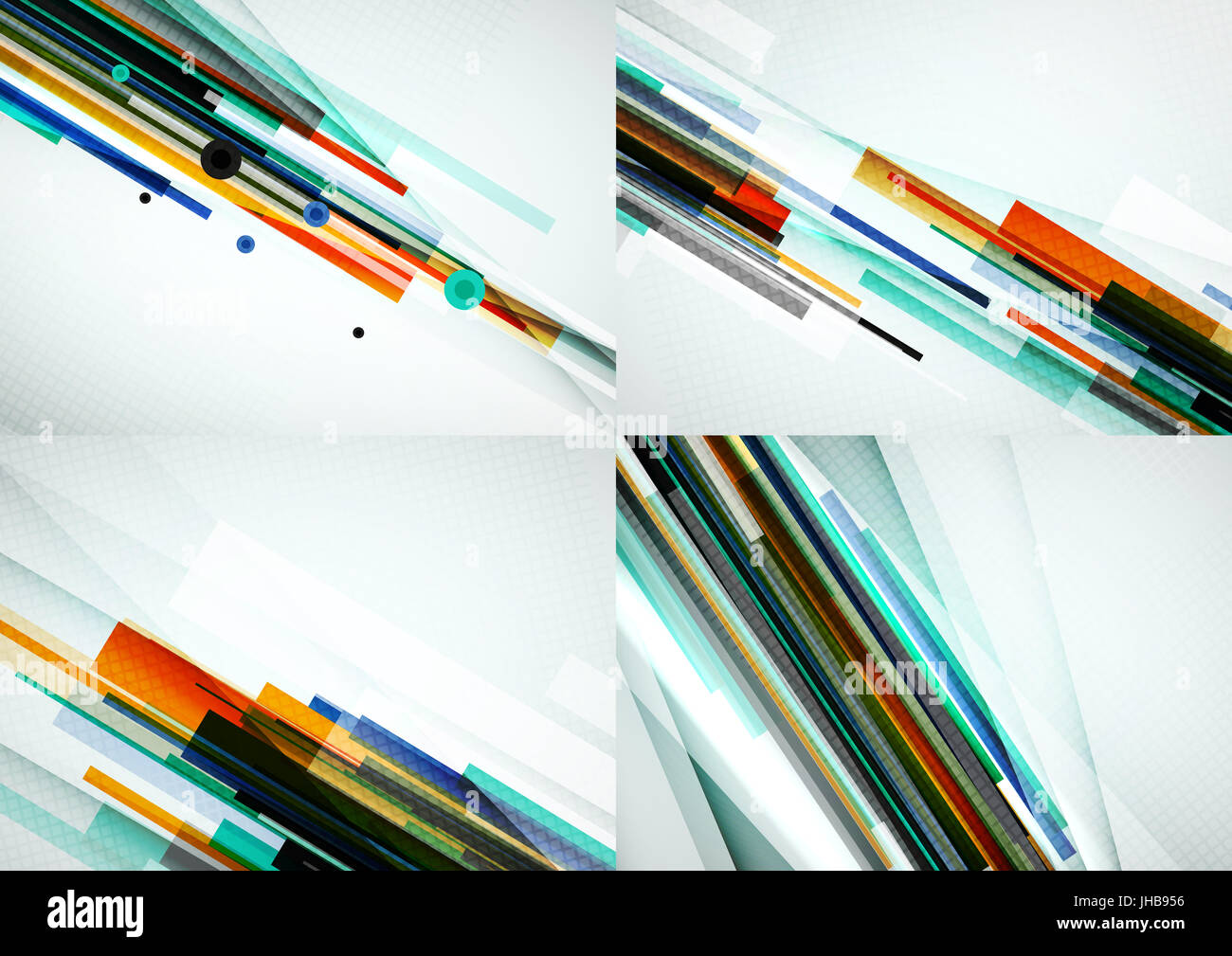 Set of straight lines design abstract backgrounds. Geometric shapes ...