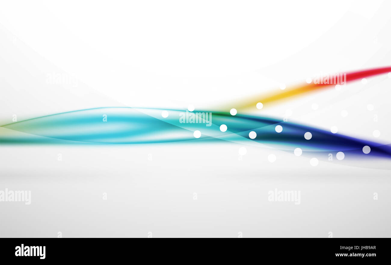 3d colorful wave line, abstract background with light and shadow ...