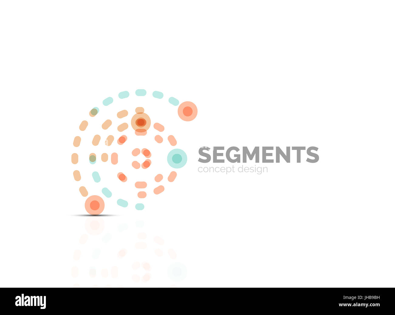 Outline minimal abstract geometric logo, linear business icon made of ...