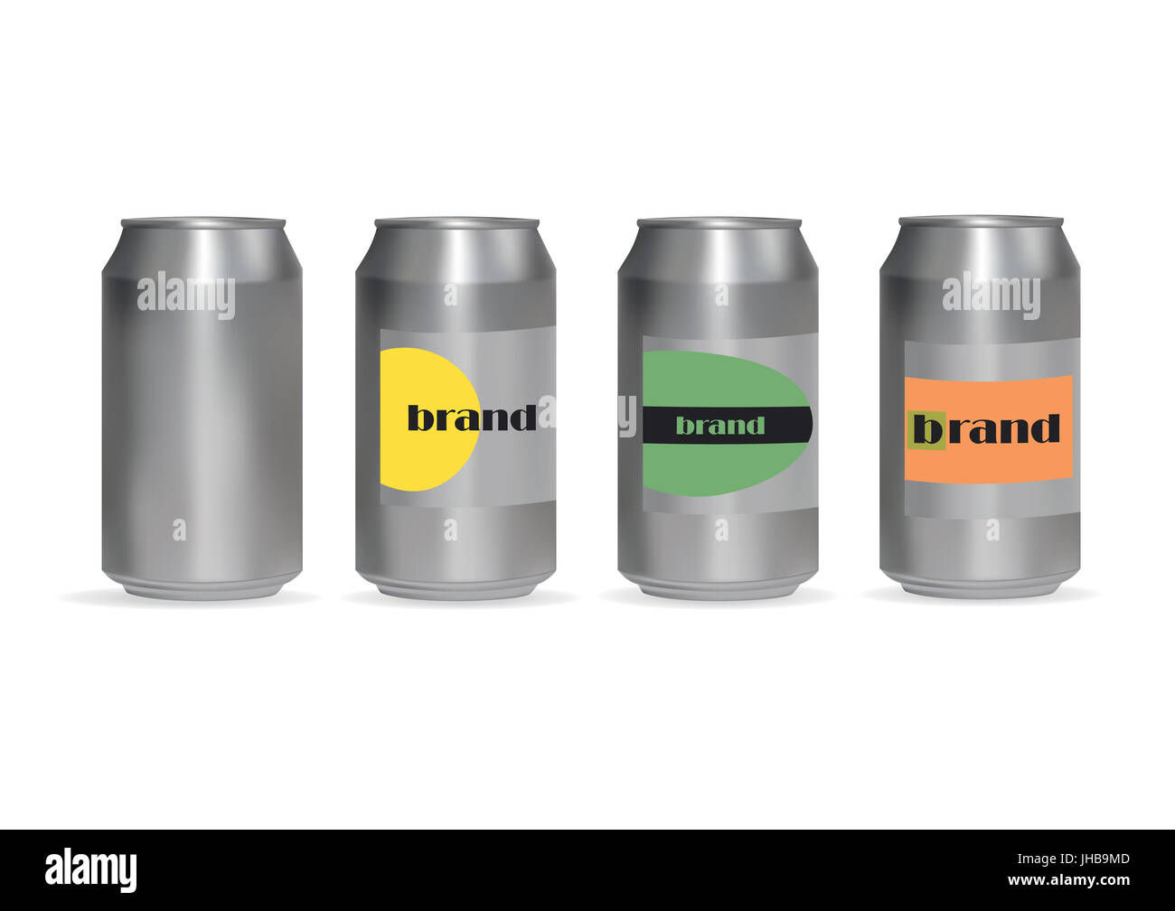 A set of aluminum cans for drinks Stock Photo - Alamy