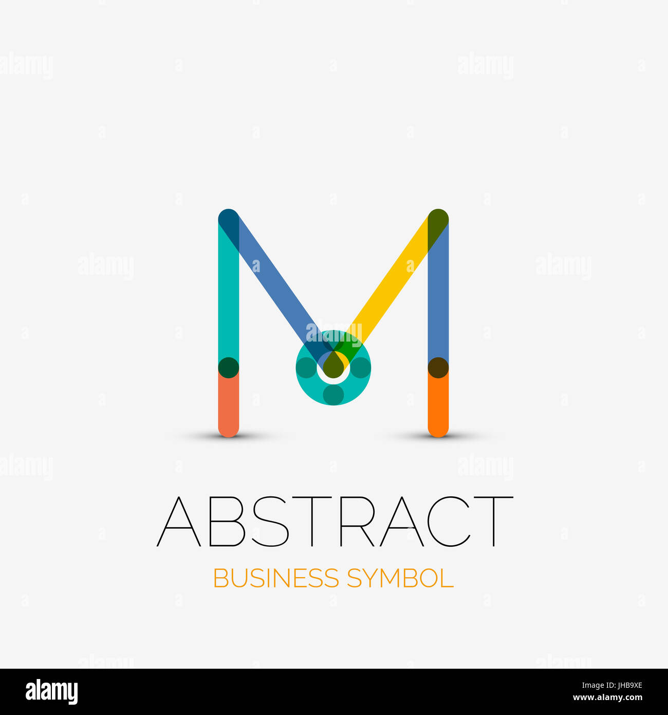 Logos with multicolored letters hi-res stock photography and images - Alamy