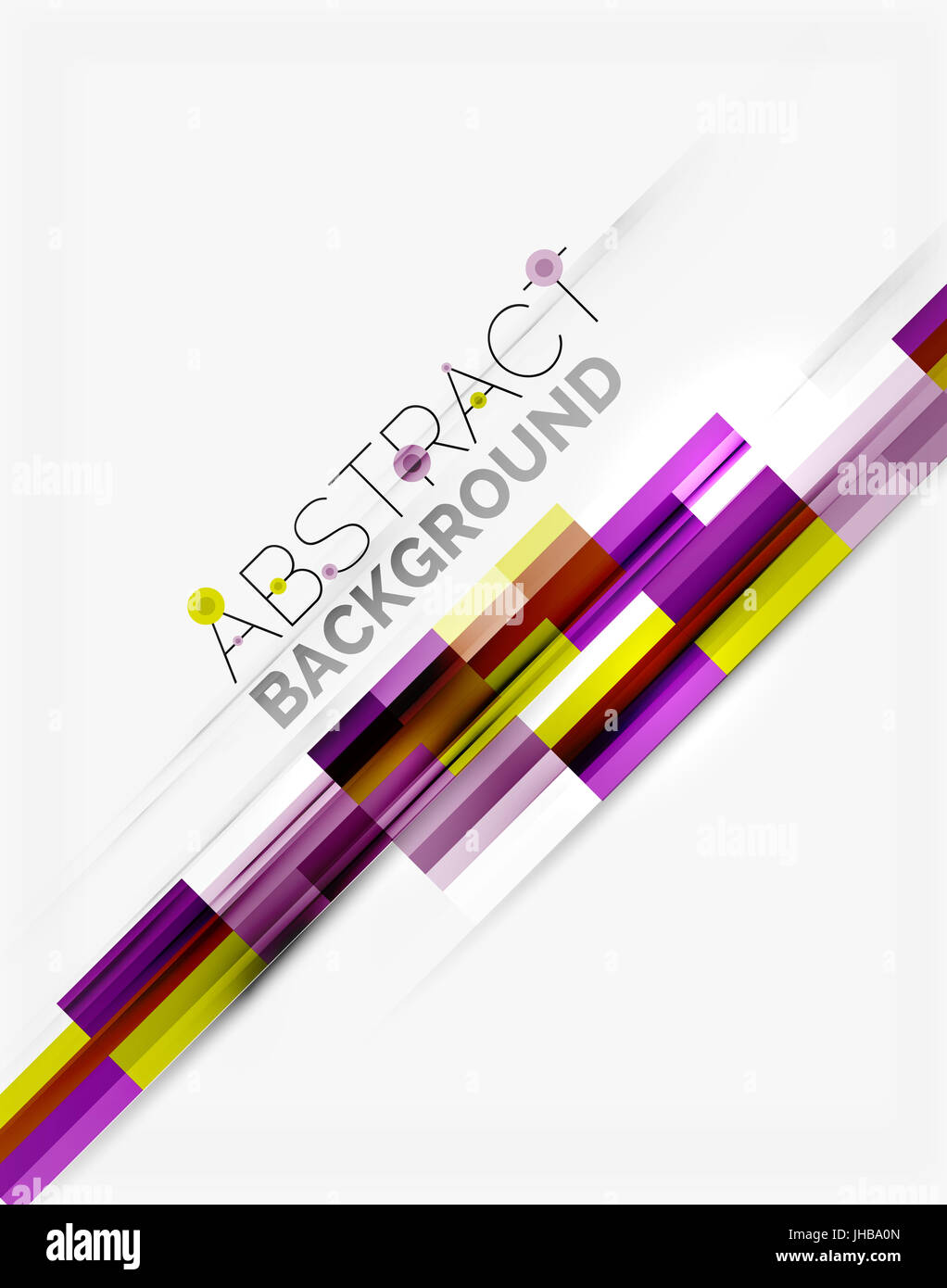 Geometrical design background, straight lines on white. Vector template ...