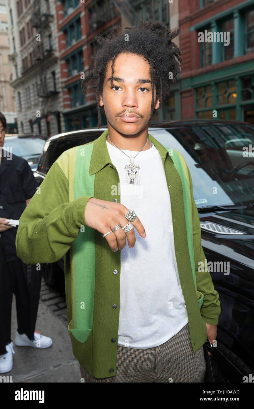 New York, NY USA - July 12, 2017: Luka Sabbat arrives for in store ...