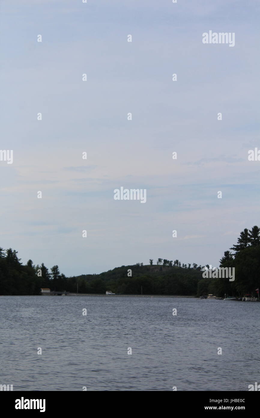 Days on the Lake, Otis Reservoir, MA Stock Photo - Alamy