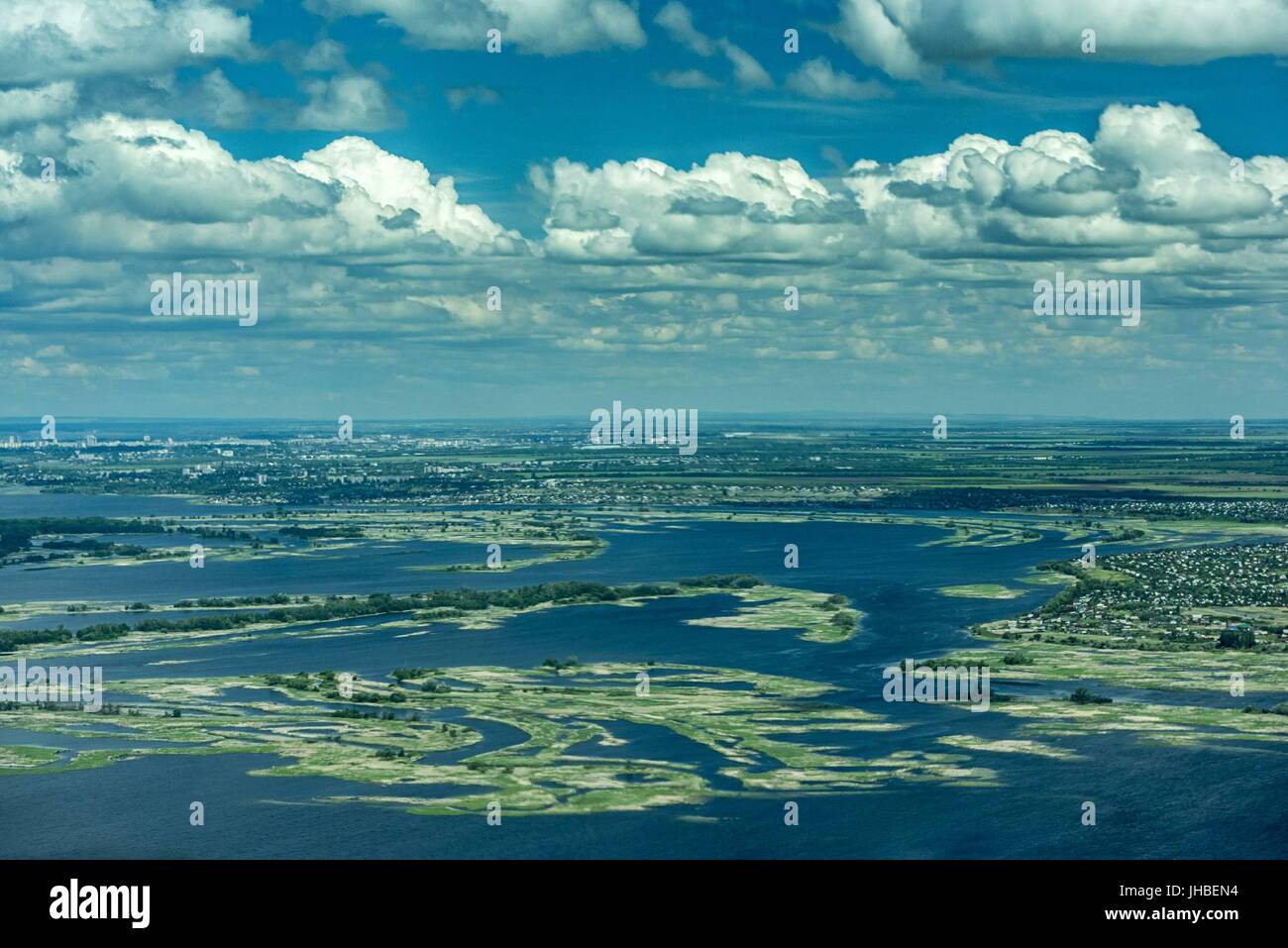 Russia. Saratov Oblast. Volga river Stock Photo - Alamy