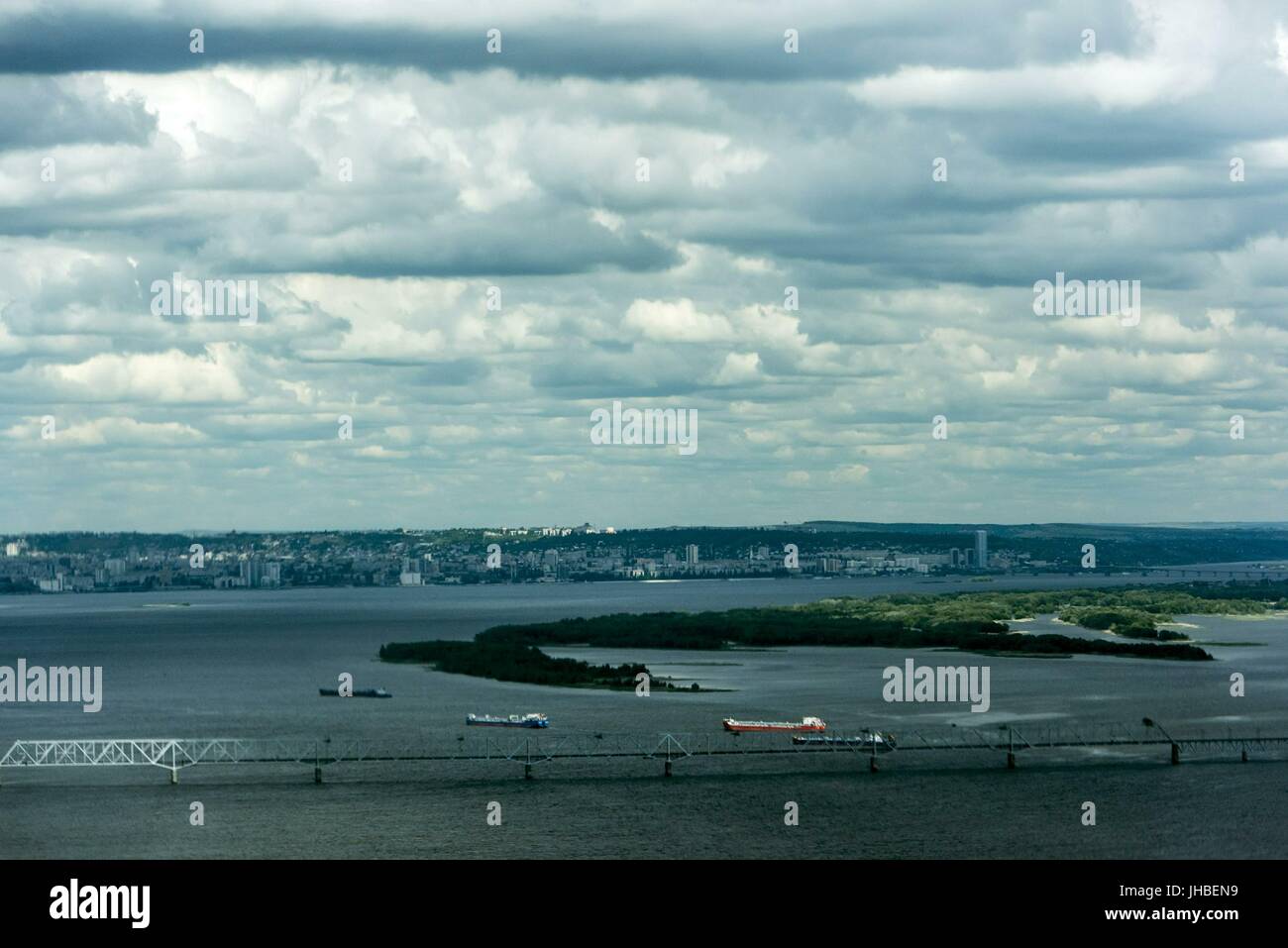Russia. Saratov Oblast. Volga river Stock Photo - Alamy