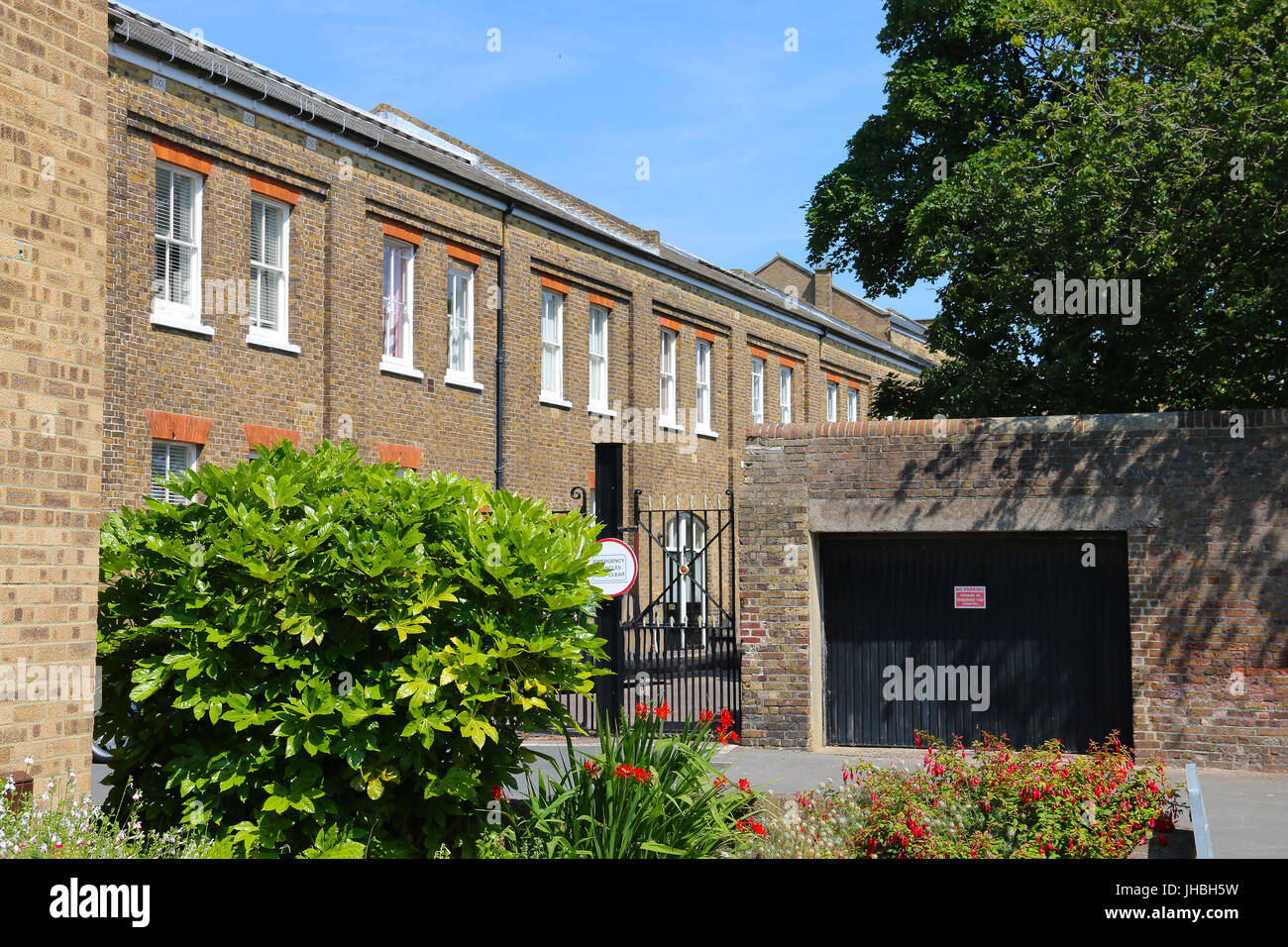 Victorian part of the Royal Marines Barracks, Deal Stock Photo - Alamy