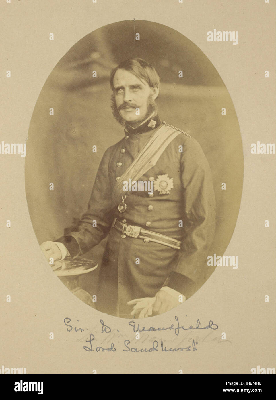 Felice Beato (British, born Italy - (Portrait of Sir Major-General ...