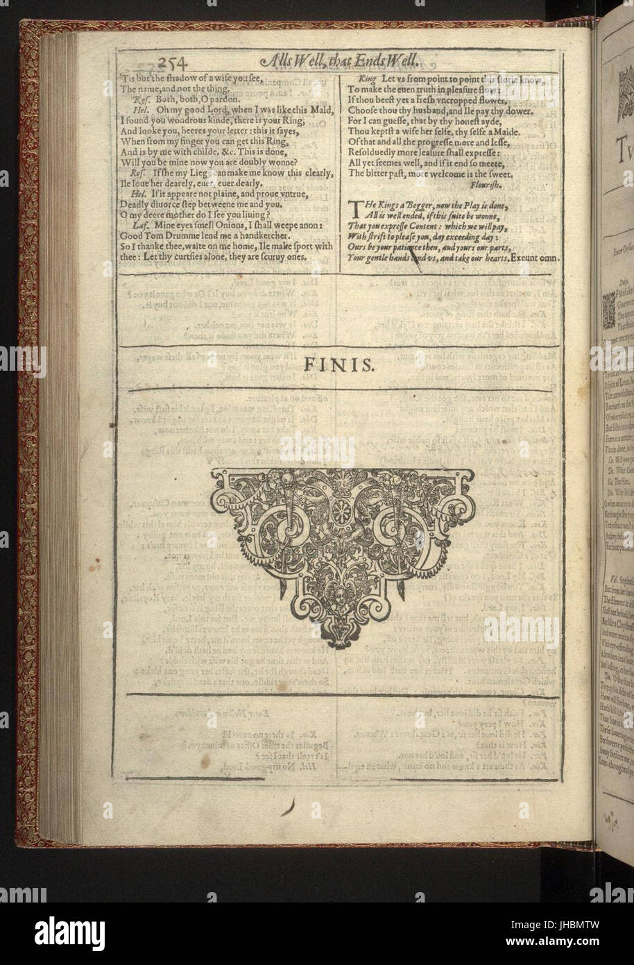 First Folio, Shakespeare - 0272 Stock Photo - Alamy