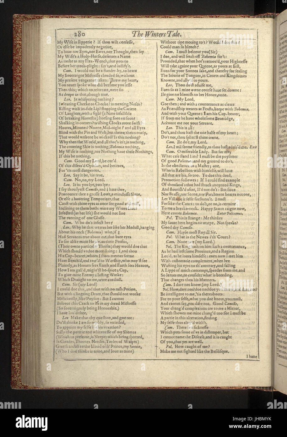 First Folio, Shakespeare - 0298 Stock Photo - Alamy