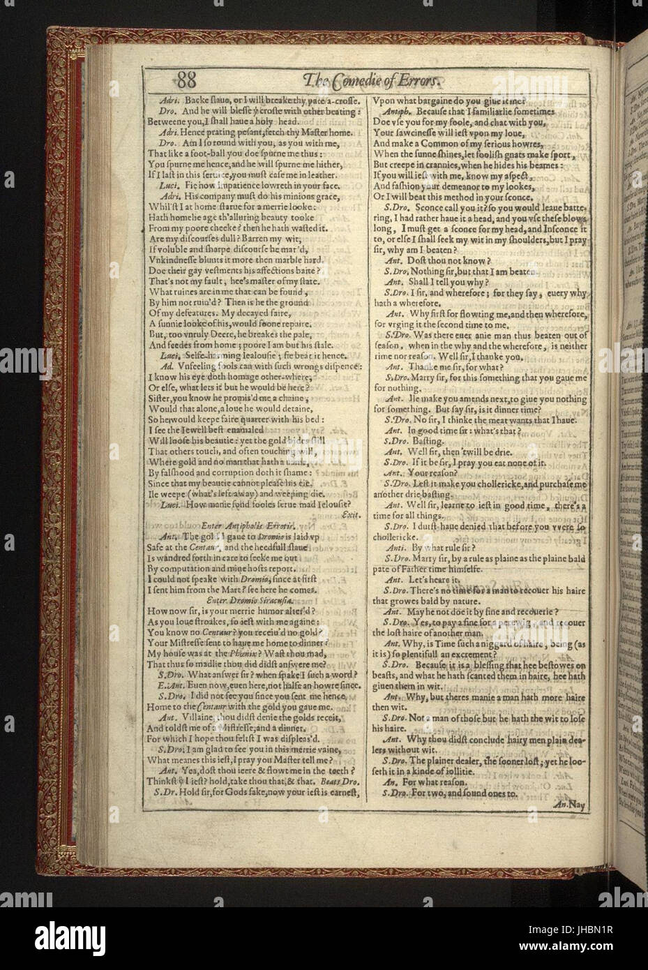 First Folio, Shakespeare - 0106 Stock Photo - Alamy