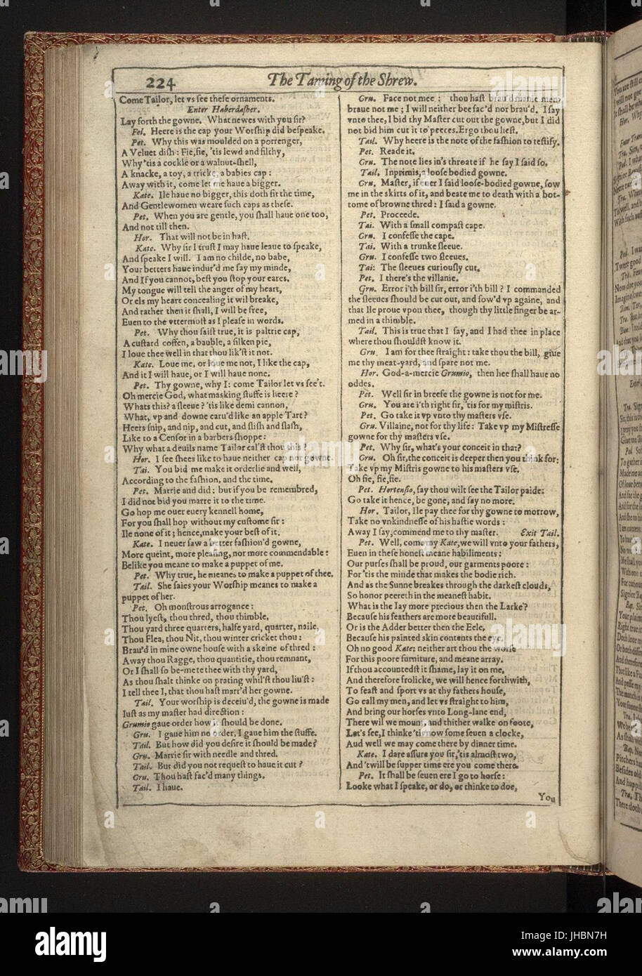 First Folio, Shakespeare - 0242 Stock Photo - Alamy