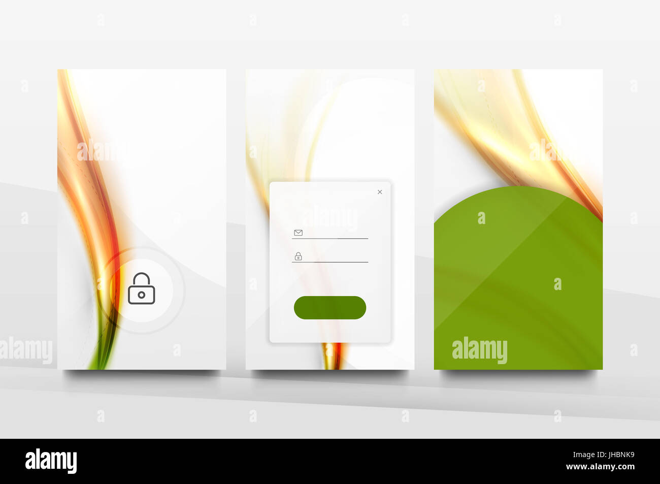 Mobile application interface background, user interface - UI. Smartphone screen mockup gui ...