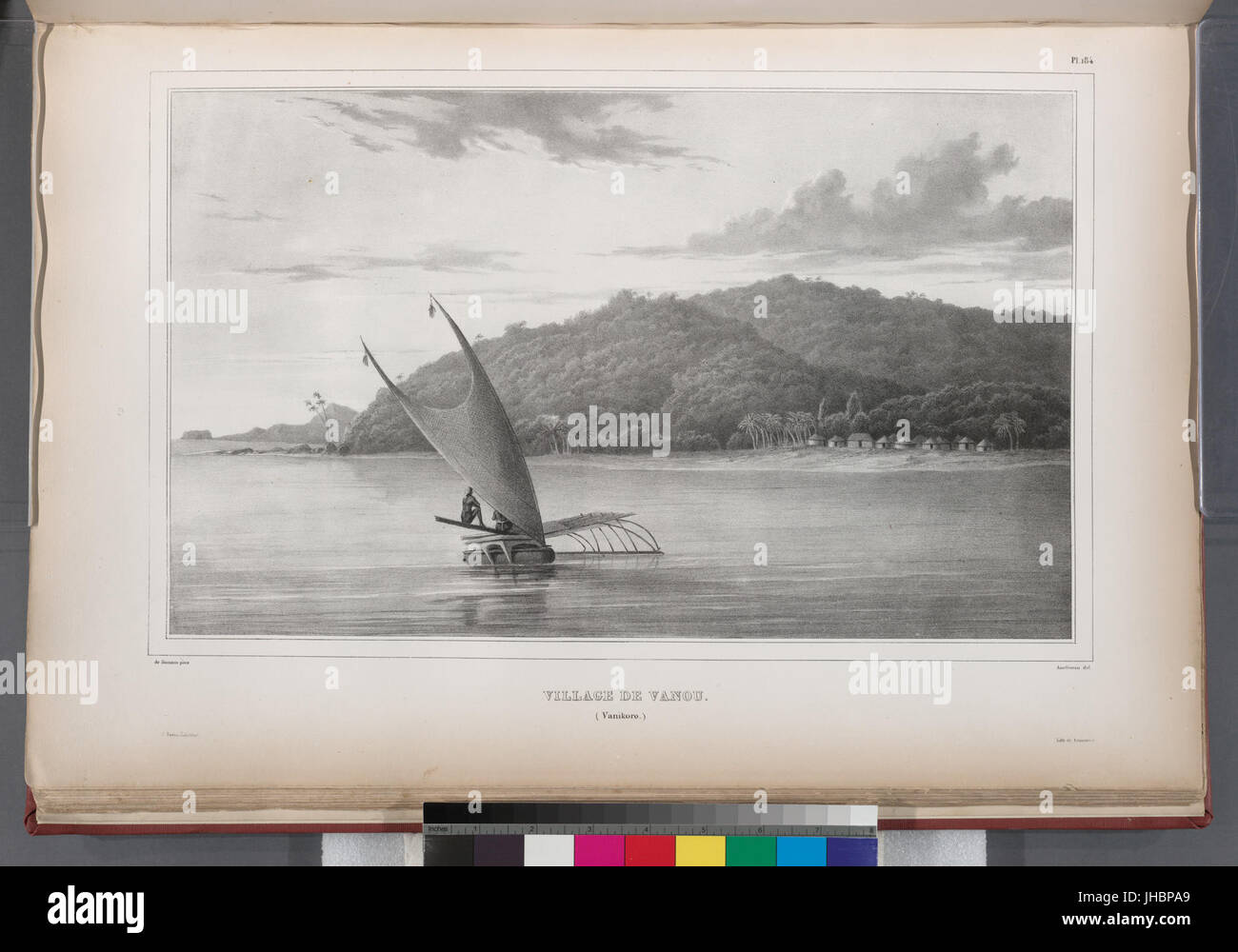 Village de vanou. (Vanikoro.) (NYPL b13624459-1266954 Stock Photo - Alamy