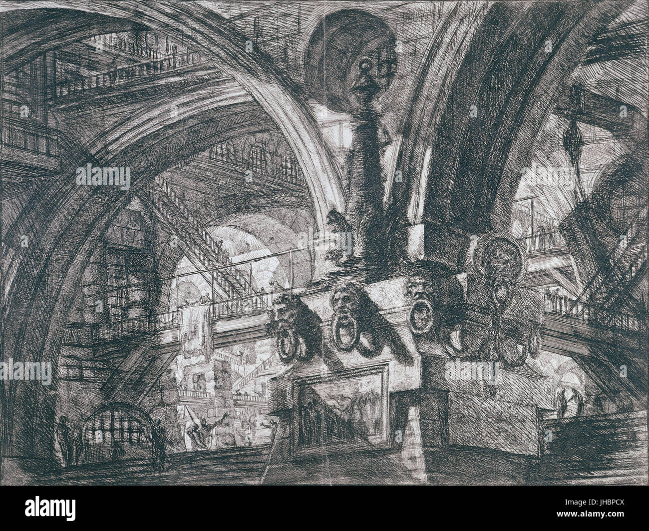 Giovanni Battista Piranesi - Prison Stock Photo - Alamy