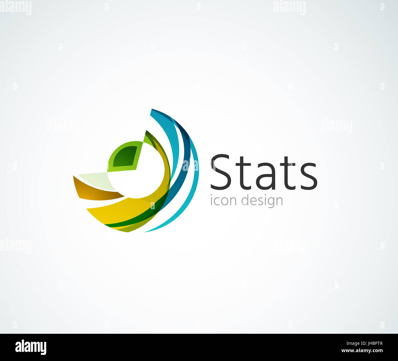 Statistics company logo design. Vector illustration. Economy business ...