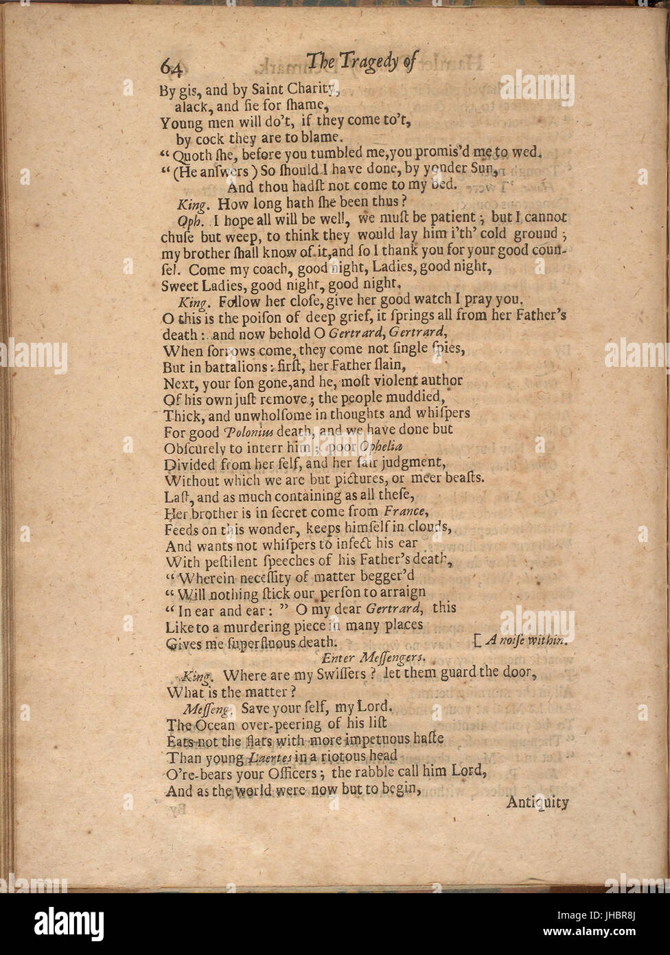 Hamlet shakespeare manuscript hi-res stock photography and images - Alamy