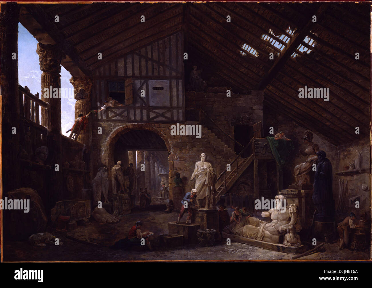 Hubert robert rome hi-res stock photography and images - Alamy