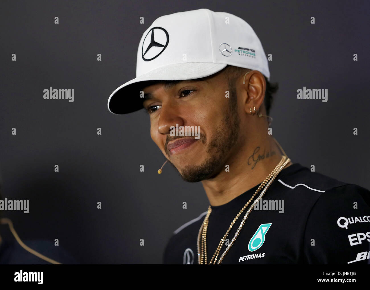 Lewis hamilton 2017 paddock hi-res stock photography and images - Alamy