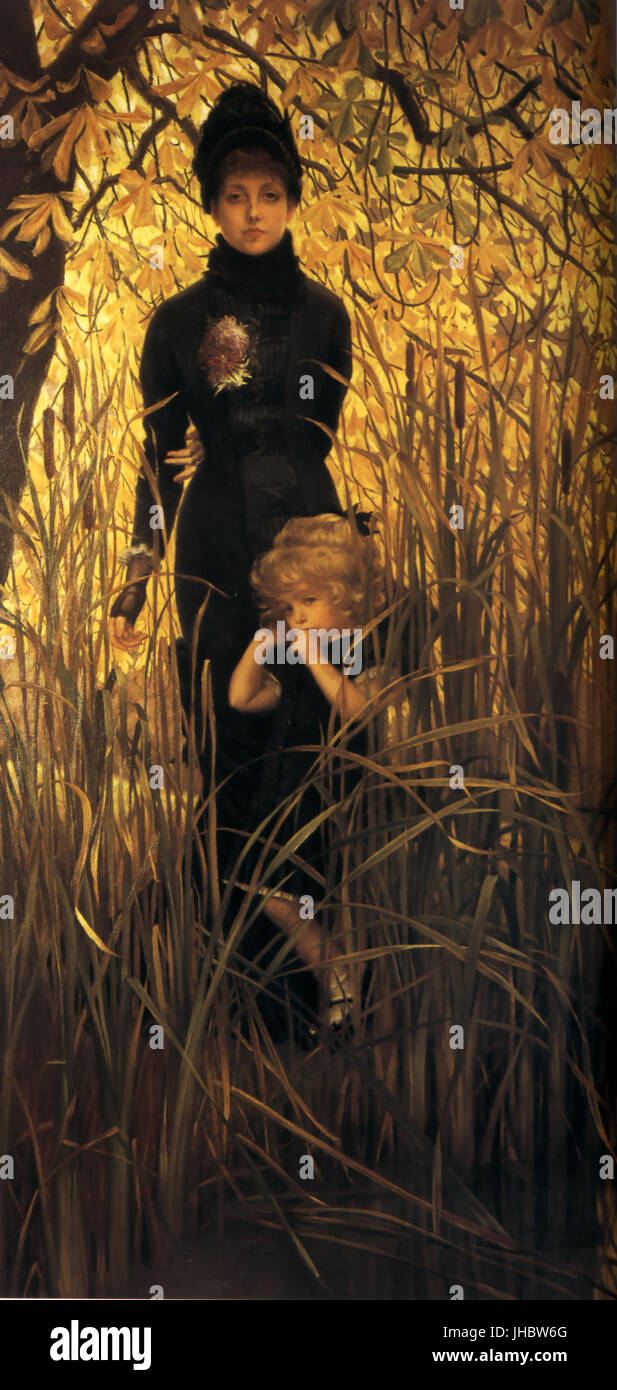 James Tissot - Orphan Stock Photo - Alamy