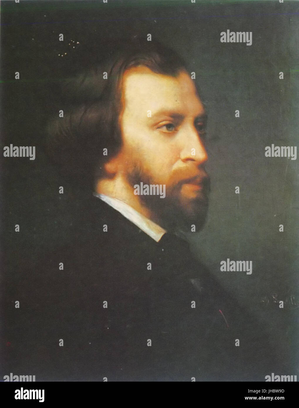 Alfred de Musset Stock Photo - Alamy