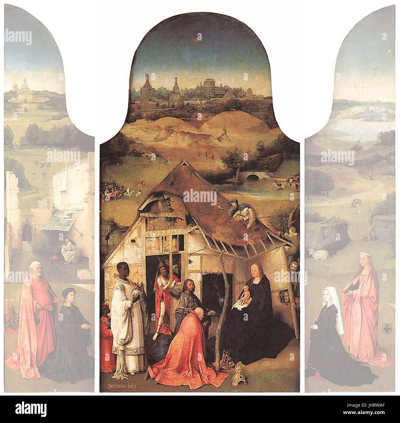 Triptych adoration magi bosch hi-res stock photography and images - Alamy
