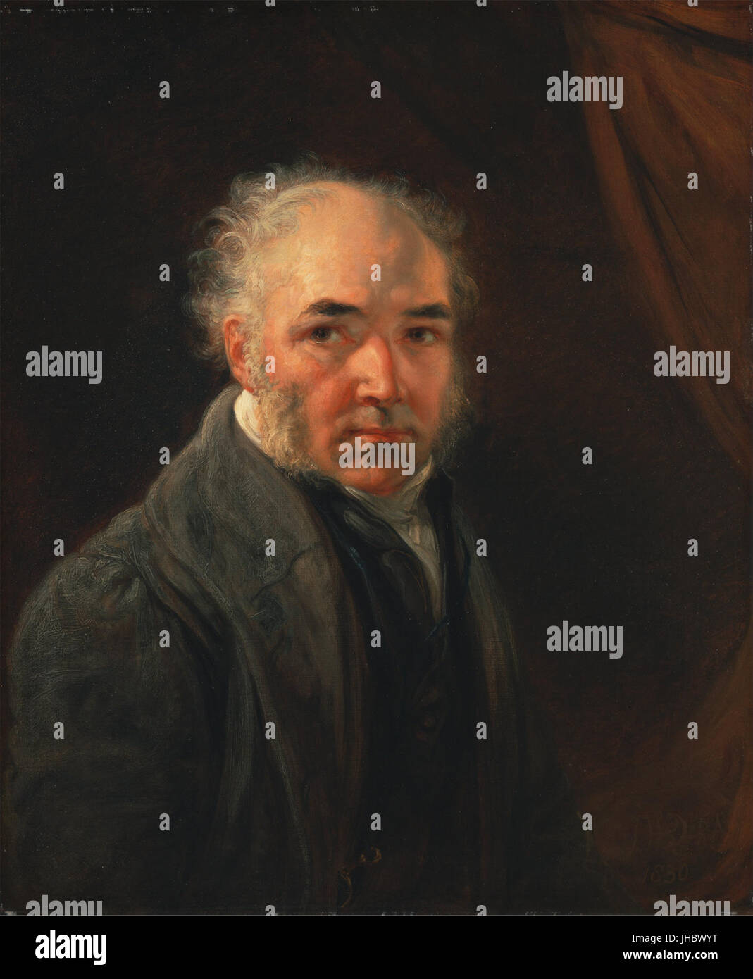 James Ward - Self-Portrait Stock Photo - Alamy