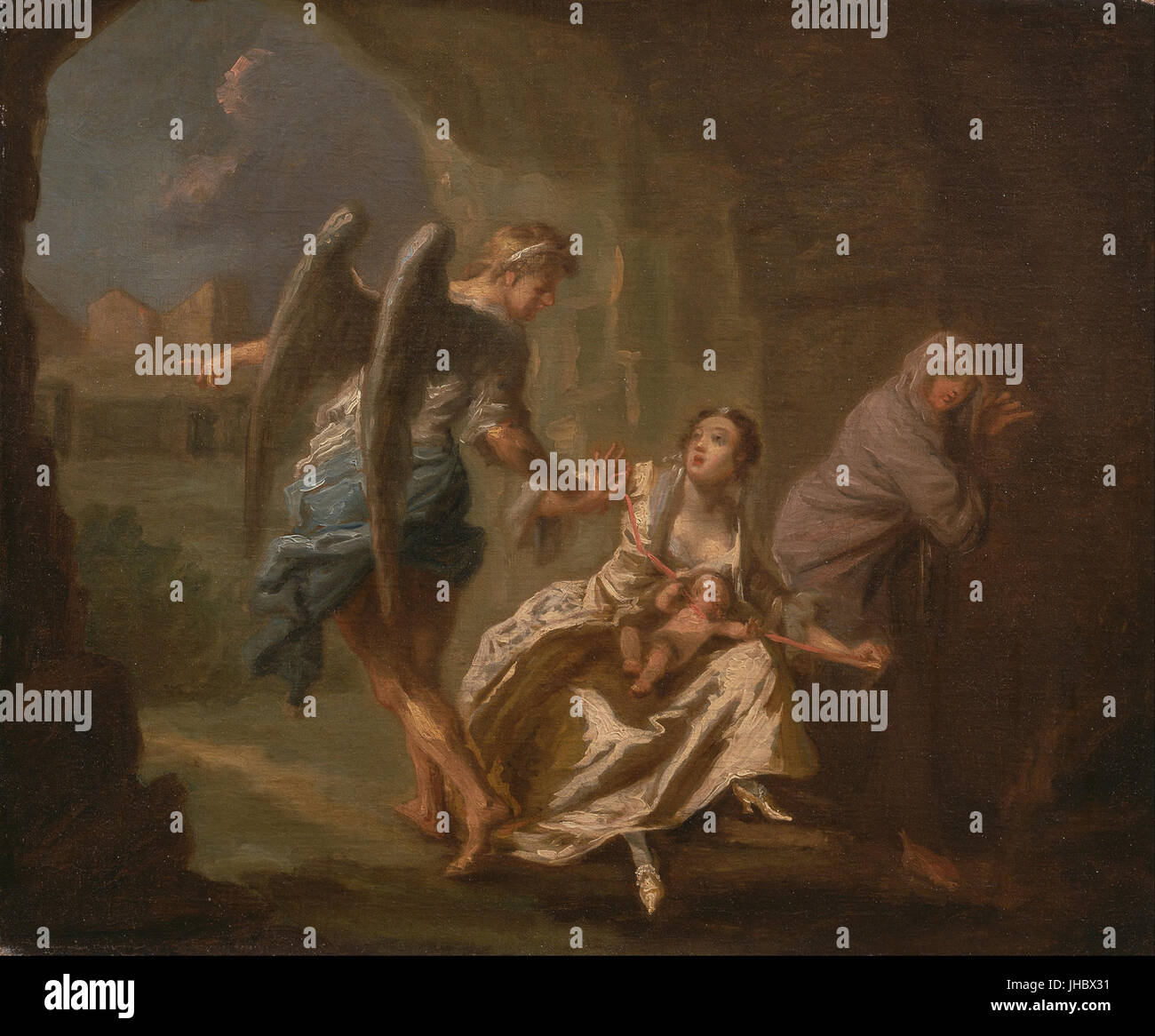 Joseph Highmore - The Angel of Mercy Stock Photo - Alamy