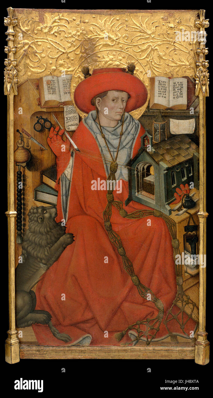 Jaume Ferrer - Saint Jerome in his Study Stock Photo - Alamy