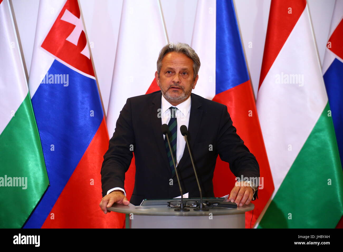 Visegrad Group V4 Miniters of Defence held official meeting. Polish ...