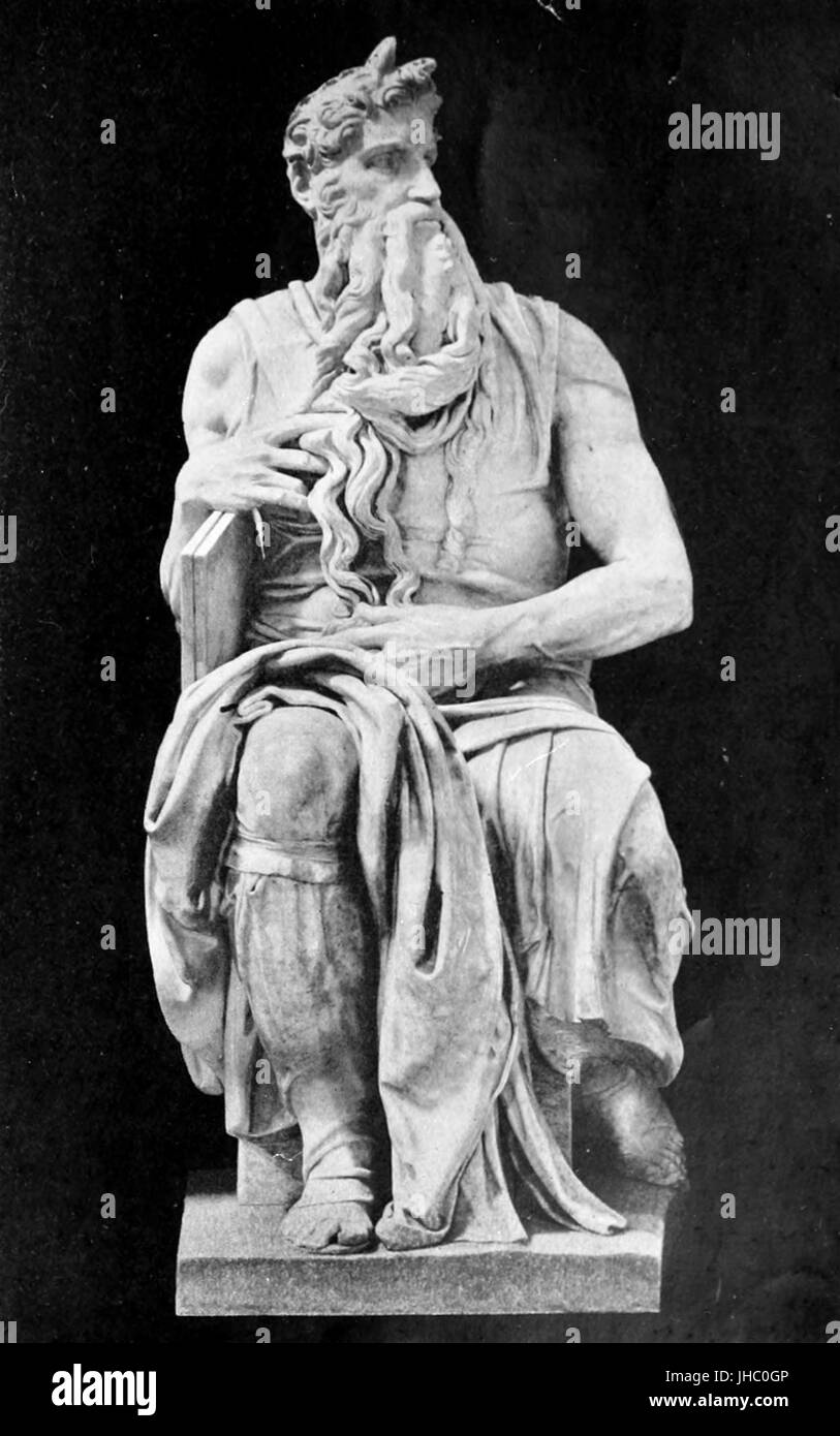 Sculpture moses Black and White Stock Photos & Images - Alamy