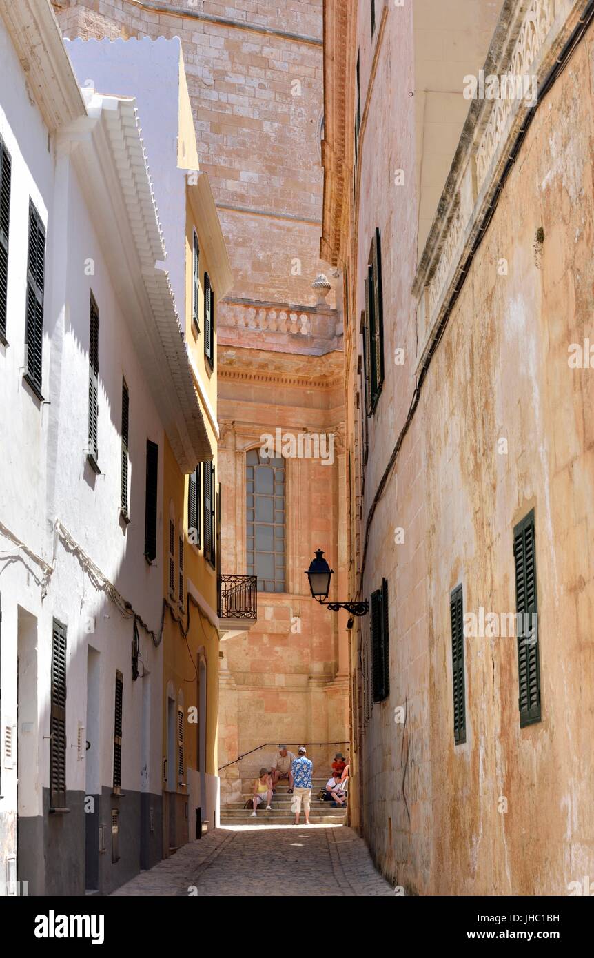 Minorca street hi-res stock photography and images - Alamy