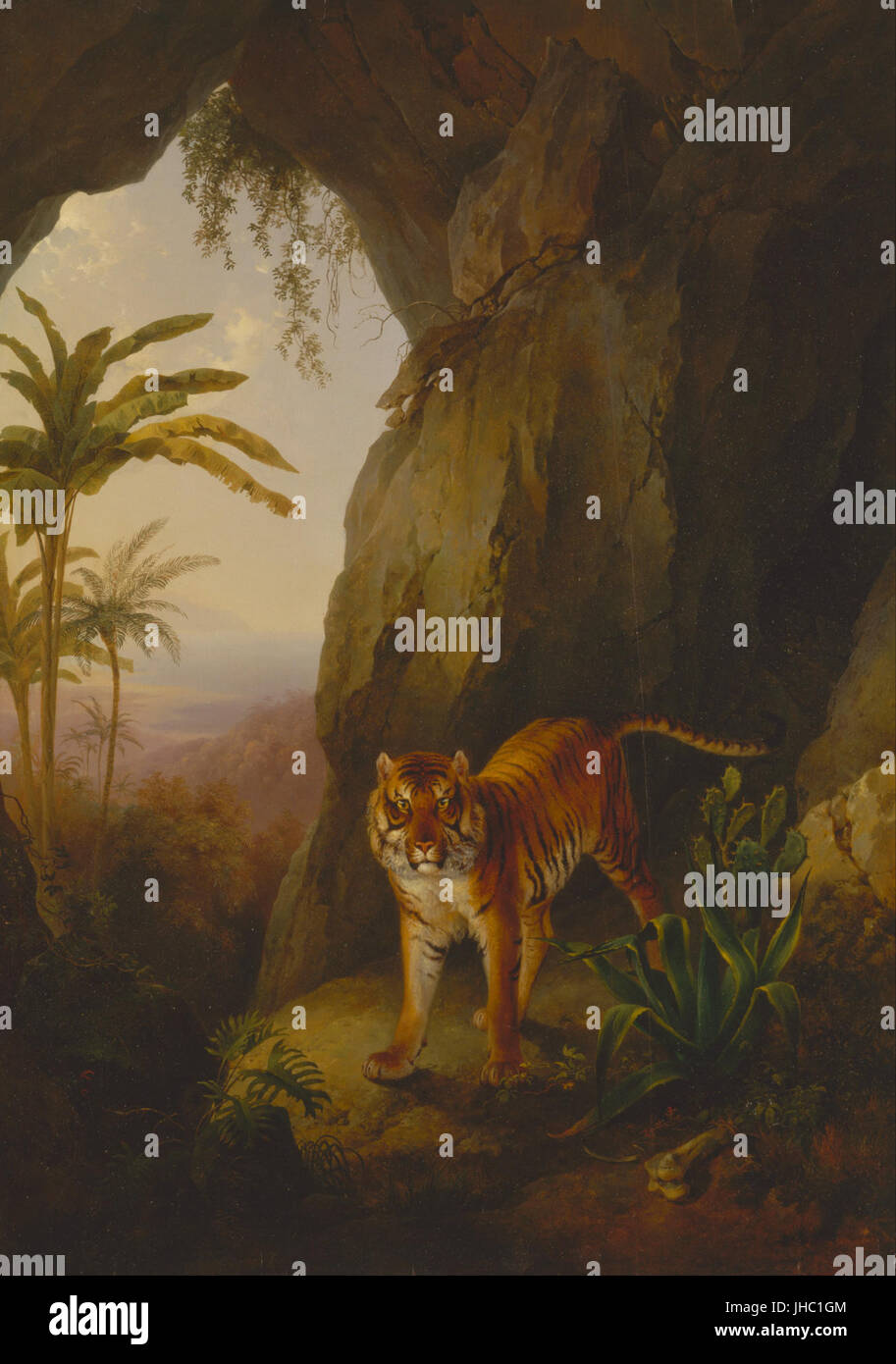 Tiger cave painting hi-res stock photography and images - Alamy