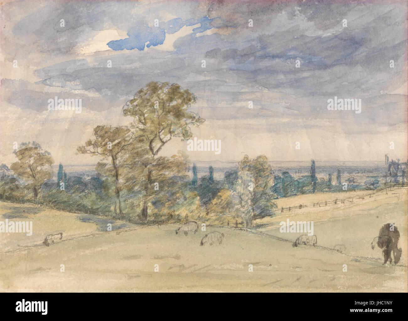 John Constable - Suffolk Landscape Stock Photo - Alamy
