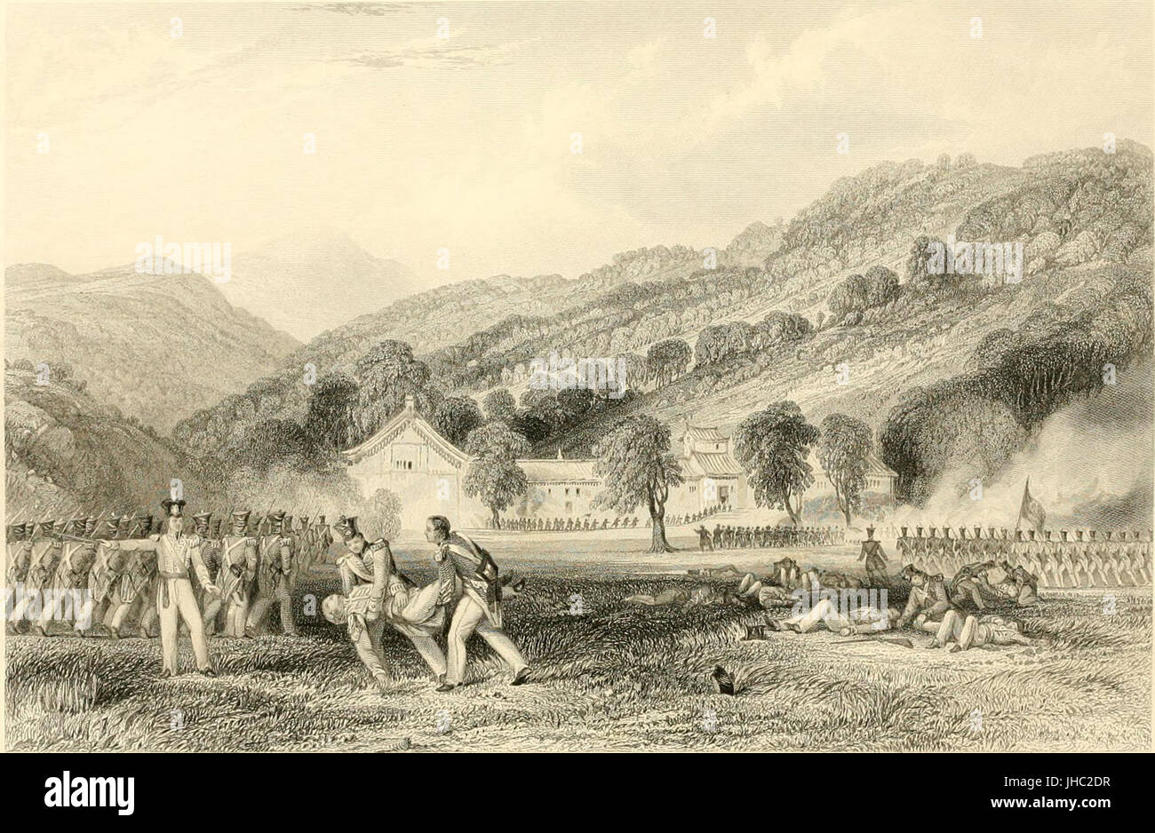 A photograph or illustration of the Joss House in Chapoo, an important ...