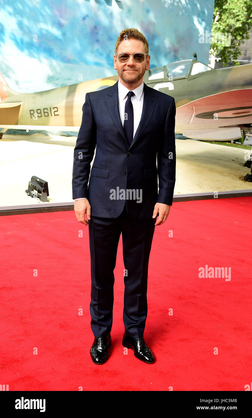 Sir Kenneth Branagh attending the Dunkirk world premiere at the Odeon ...